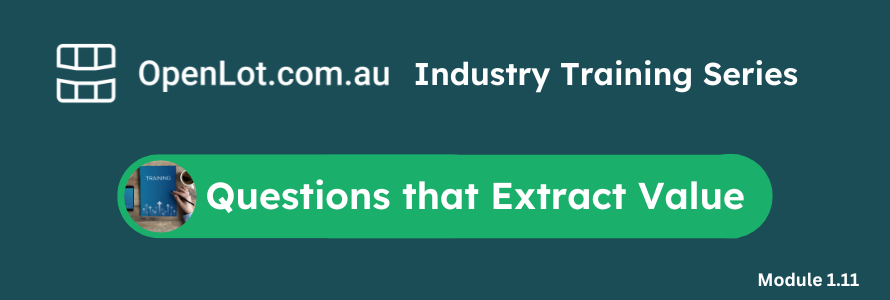 11 Questions that Extract Value - Industry Training Module 1 | OpenLot ... 11 Questions that Extract Value - Industry Training Module 1 | OpenLot ...
